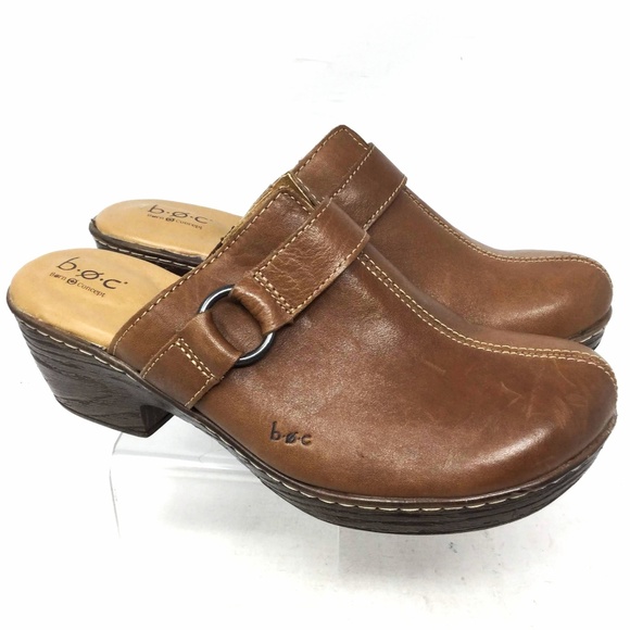 b.o.c. | Shoes | Boc Womens Slip On Clog Sandals Size M Brown | Poshmark